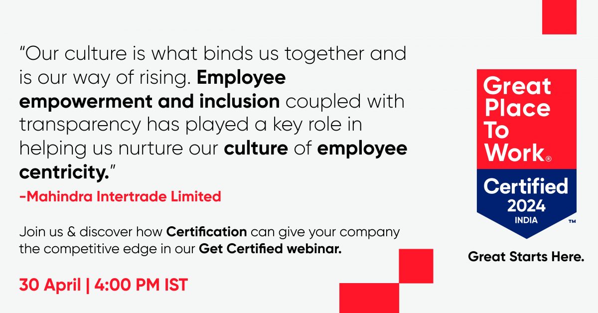 webinar - Great Place to Work